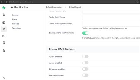 Authentication Using Docker · Supabase · Discussion 4421 · Github