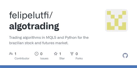 Github Felipelutfi Algotrading Trading Algorithms In Mql5 And Python