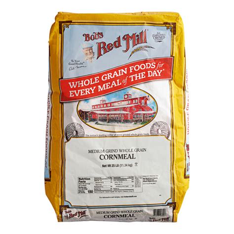 Bobs Red Mill Medium Grind Cornmeal 25 Lb