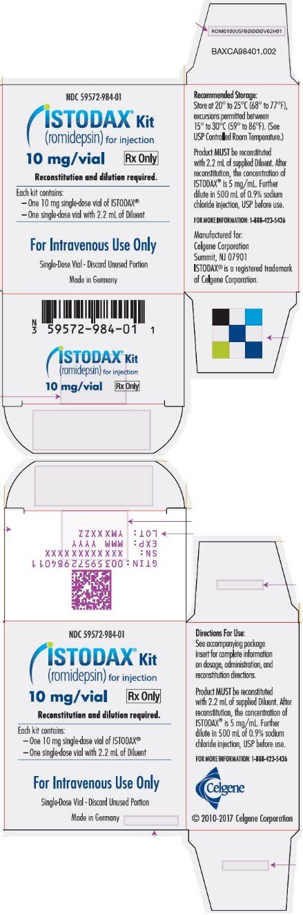 Istodax Fda Prescribing Information Side Effects And Uses