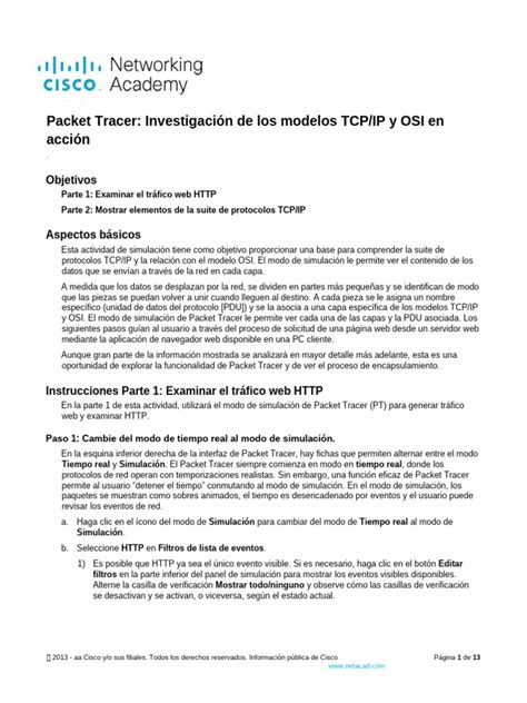 Practica Cisco Packet Tracer Pdf