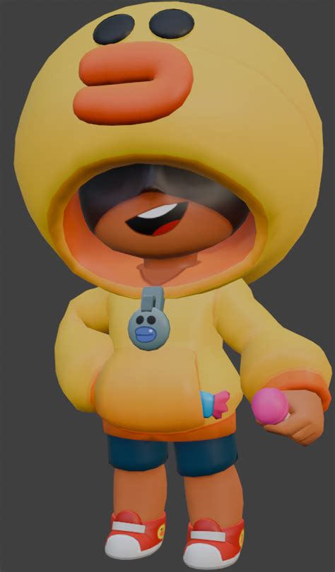 Sally Leon Brawl Stars By Goatgamez Download Free Stl Model