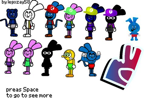 More Of Riggy Spritesheet By Popgamer06 On Deviantart