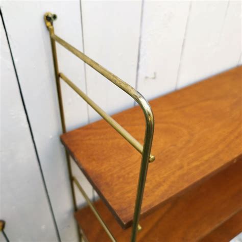 Etagère Murale Style String Bois Verni Acolytes Antique