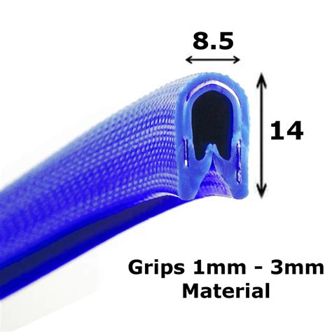 Small Blue Silicone Edging Trim From Edge Trims
