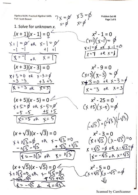 Free Algebra Worksheet With Answers Download Free Algebra Worksheet