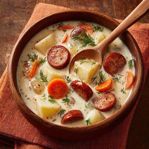 Creamy Potato Sausage Soup In 45 Minutes