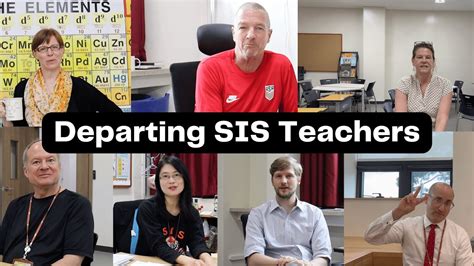 Departing SIS Teachers YouTube
