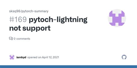 Pytoch Lightning Not Support Issue Sksq Pytorch Summary Github