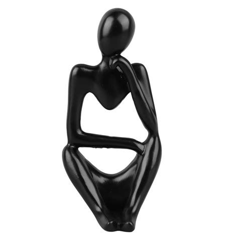Resin Thinker Statue Abstract Thinker Figure Thinker Style Decoration