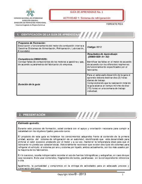 GuÍa De Aprendizaje 1 Servicio Nacional De Aprendizaje Direcci”n General