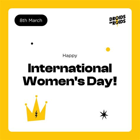 Droids On Roids On Linkedin Internationalwomensday