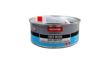 Купить NOVOL Шпатлевка полиэфирная со стекловолокном FIBER MICRO 1кг по ...