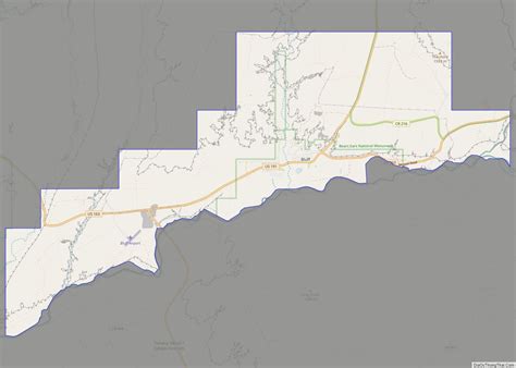 Map Of Bluff Town Thong Thai Real