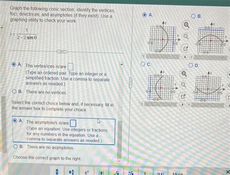 Solved Graph The Following Conic Section Identify The Chegg