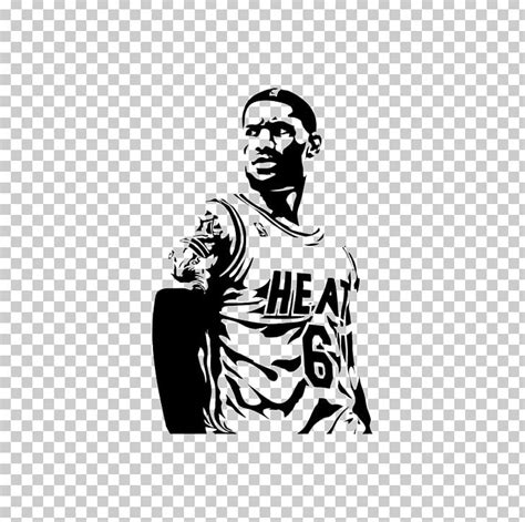 Nba Logo Black And White Stencil