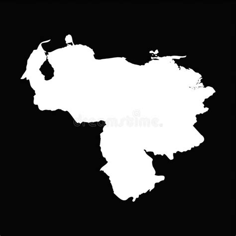 Simple Venezuela Map Stock Illustrations 597 Simple Venezuela Map