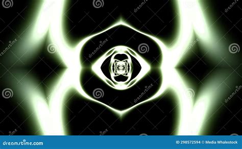 Hypnotic Animation With Pulsating Moving Star Design 3d Animation