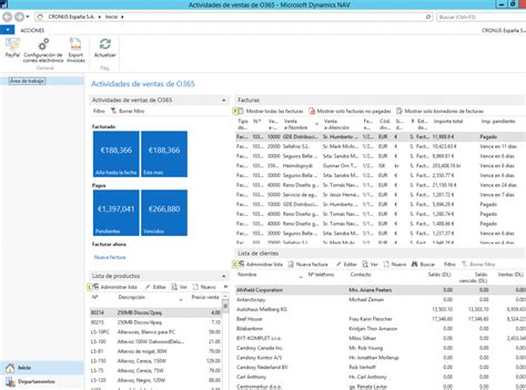 Microsoft Dynamics Nav 2017 Nuevas Páginas De Centro De Roles