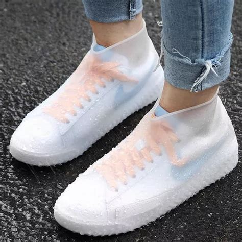 Protector Silicon Cubre Tenis Zapato Bota Lluvia Impermeable MercadoLibre