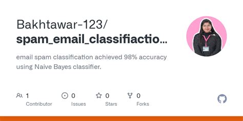 Github Bakhtawar 123spamemailclassifiactionusingml Email Spam
