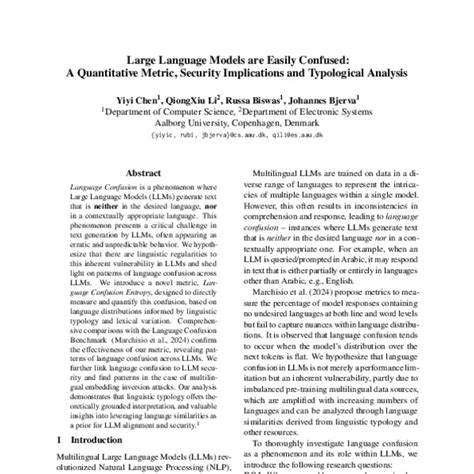 Large Language Models Are Easily Confused A Quantitative Metric