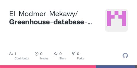 github el modmer mekawy greenhouse database duck