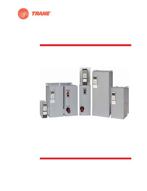 Trane Tr200 Variable Frequency Drive Instruction Manual