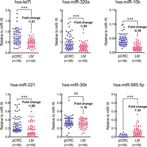 Expression Status Of Candidate Micrornas Mirnas As Colorectal Cancer