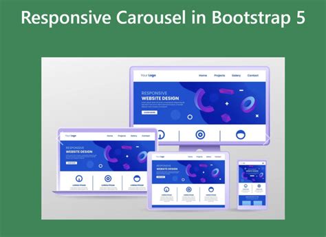 how to make responsive carousel in bootstrap geeksforgeeks