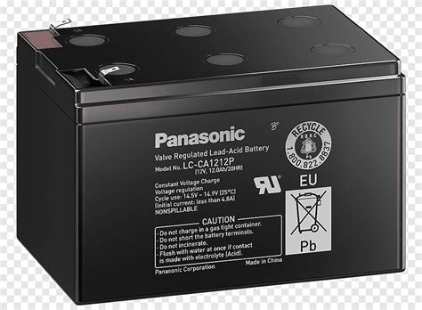 Vrla Battery Leadacid Battery Battery Charger Panasonic Electric