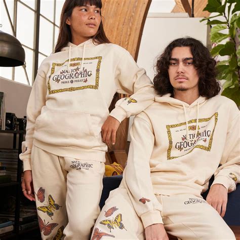 Parks Project X National Geographic Butterflies Hoodie Mens Clothing