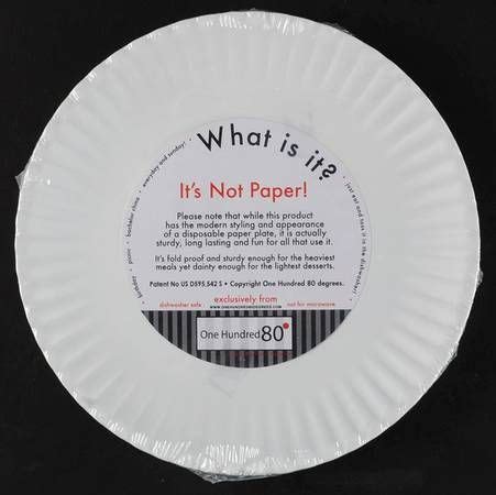 One Hundred 80 Degrees Melamine Dinnerware Set Of 4 Salad Dessert Plate