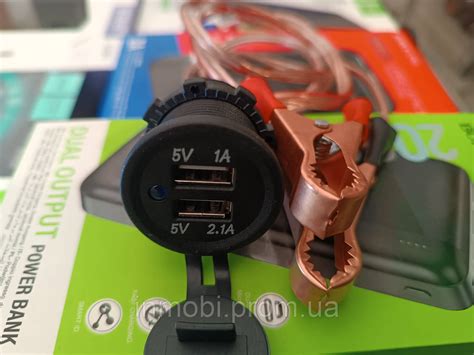Купить USB-розетка 12v провод 1м с крокодилами / USB-разъём врезной ...
