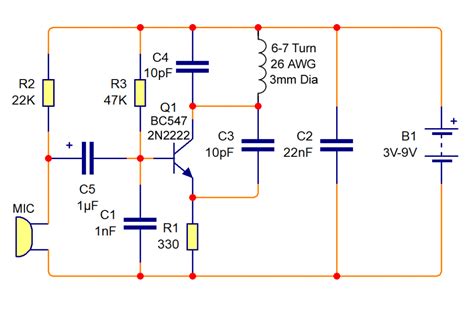 Simple Fm Transmitter Circuit Using Transistor 51 Off