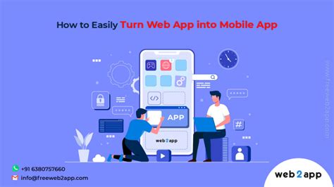 how to easily turn web app into mobile app freeweb2app
