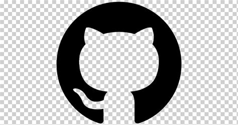 Github Repository Source Code Version Control Github Logo Monochrome