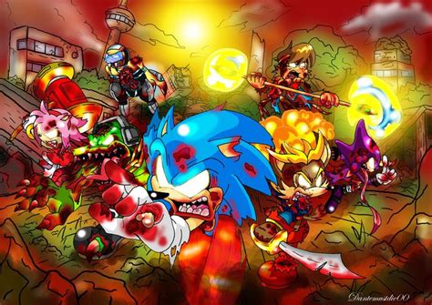 Zombie Shadow The Hedgehog