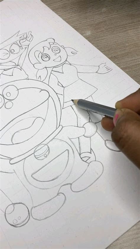 Haw To Draw Doremon Drawing Doremon Youtube
