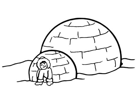 Coloriage Esquimau Gratuit télécharger et imprimer gratuit sur