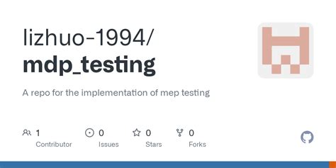 github lizhuo 1994 mdp testing a repo for the implementation of mep