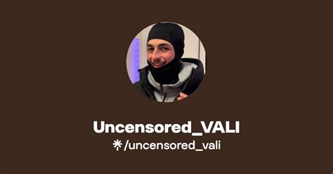 Uncensored Vali Twitter Instagram Tiktok Linktree