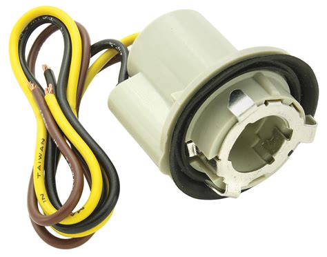 Lamp Socket Plastic Wire Twist Lock W External Ground OPGI Com