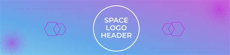 Free Space Logo Header Template To Edit Online