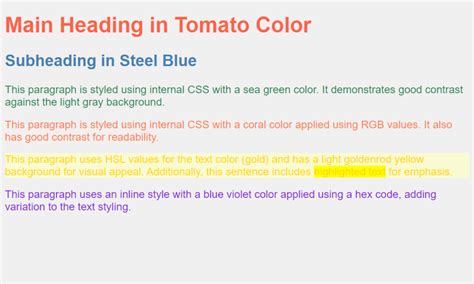 Free Html Colors Training Learn Html Formatting