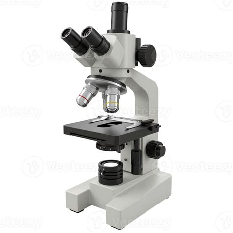 Modern Compound Light Microscope For Scientific Research And Education 59524324 Png