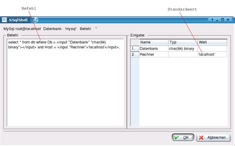 Speichern Und Verwalten Von Sql Befehlen
