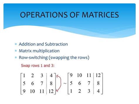 Matrices And Its Applications Pptx Physics Science