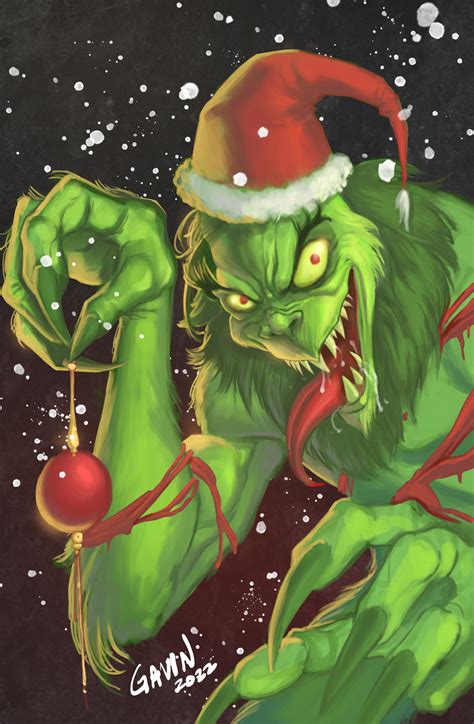 Creepy Grinch By Gavinmichelli On Deviantart