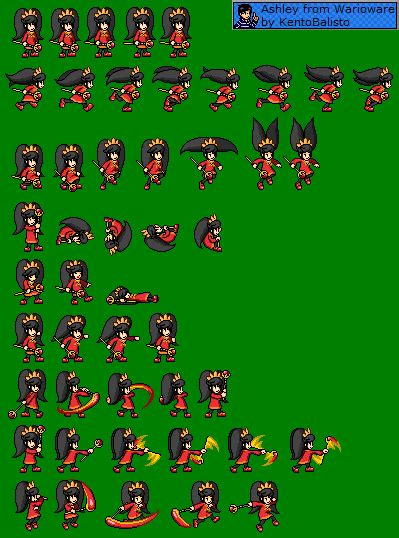 Ashley Sprites Unfinished By Kentobalisto On Deviantart